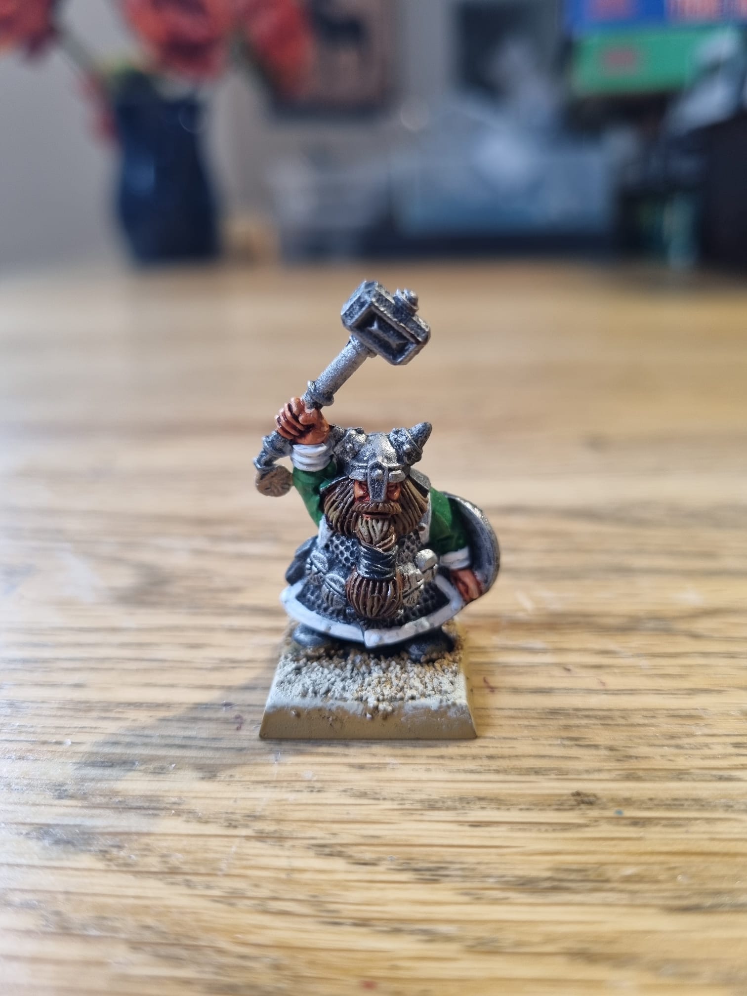 Warhammer fantasy dwarfs battle for skull pass dwarf clansman champion ...