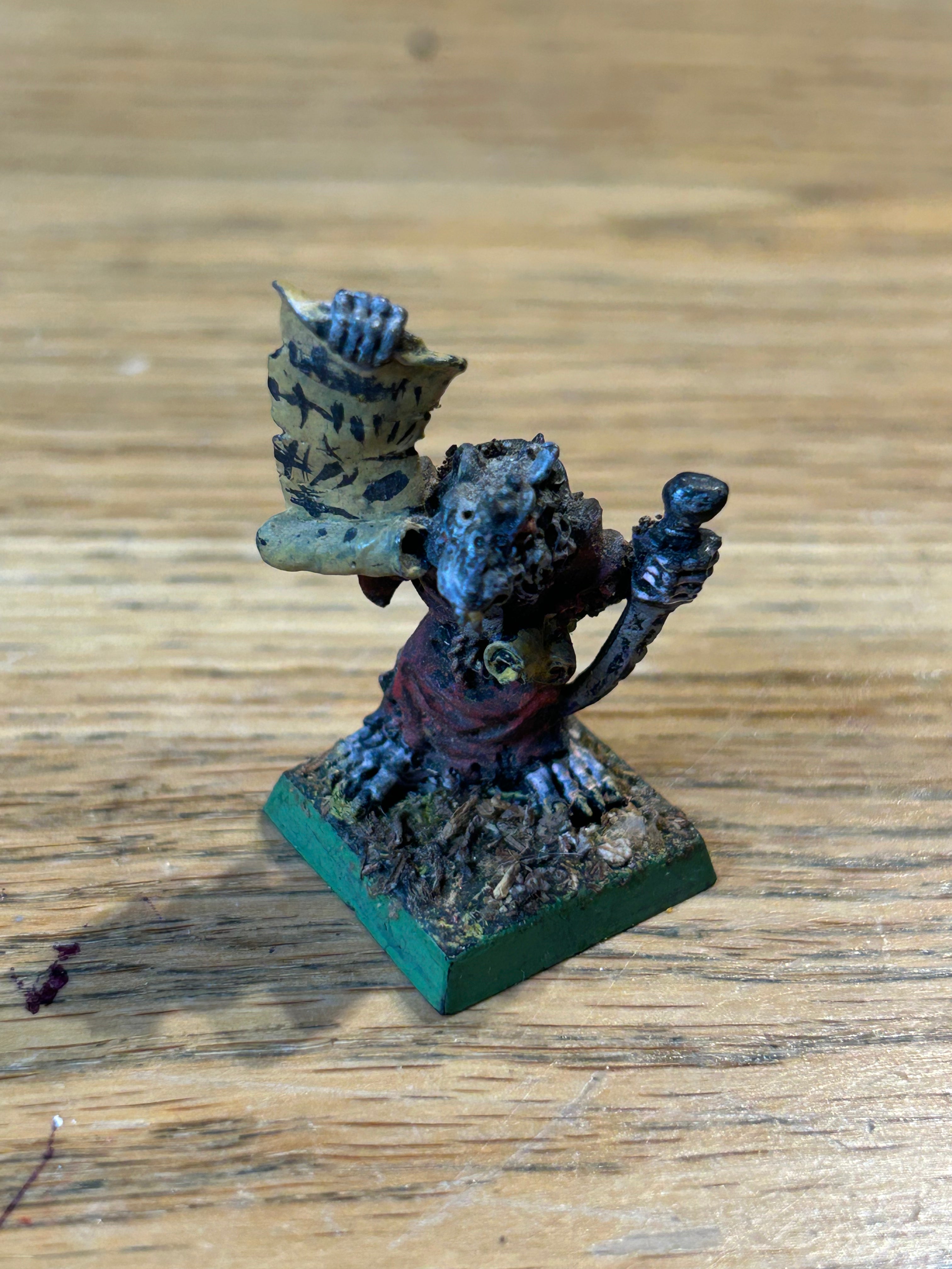 Warhmmmer Fantasy Battle Skaven Wyrde Banebreath 1985 WARHAMMER FANTAS ...