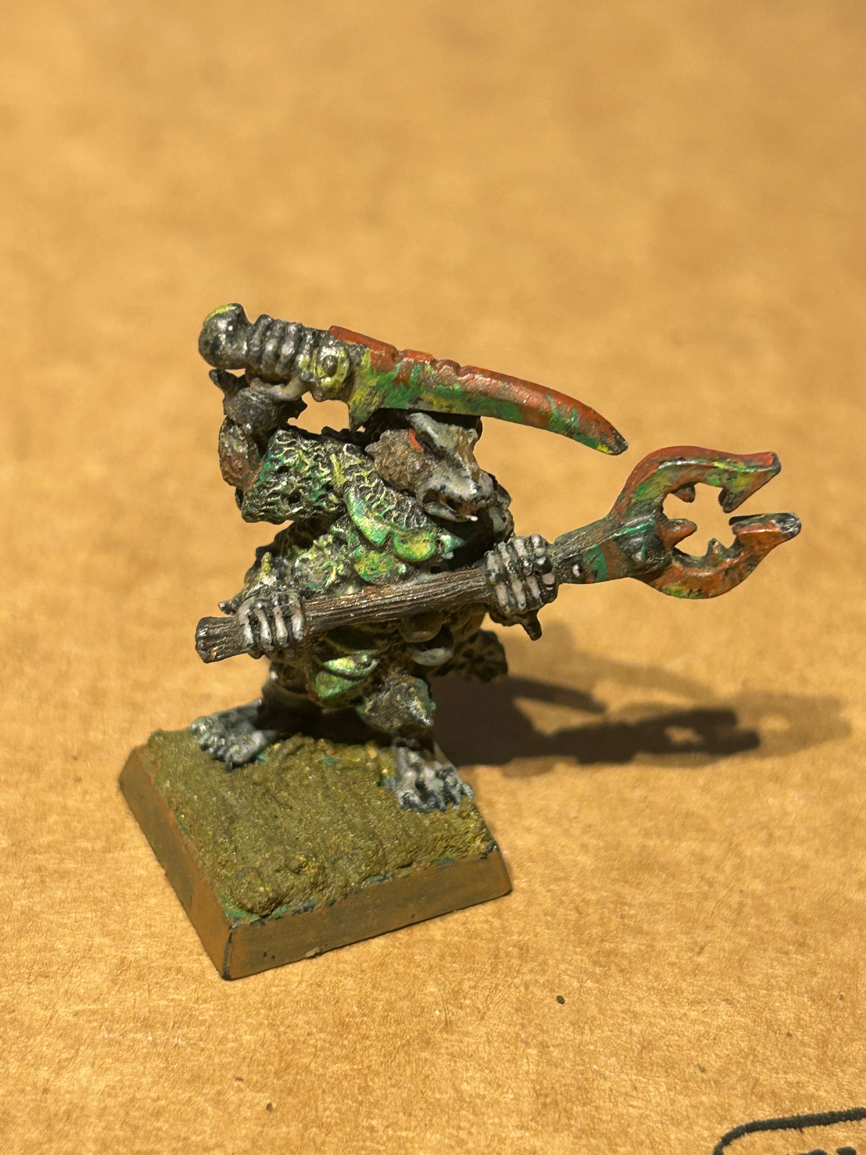 Citadel Warhammer 80s C47 Skaven Throt the Unclean Champion – The Demon ...