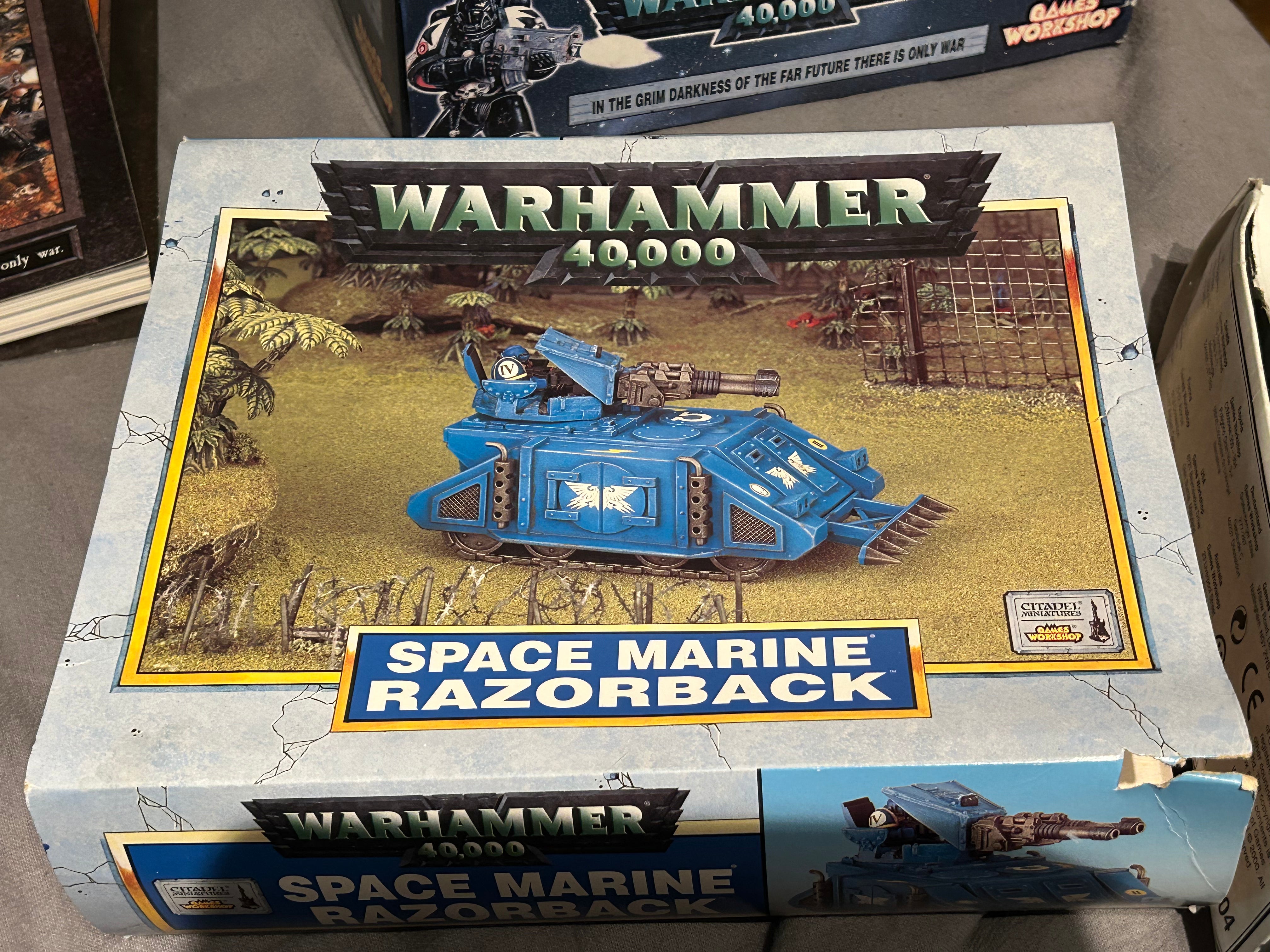 Warhammer 40k space marine razorback in box – The Demon’s Lair ...