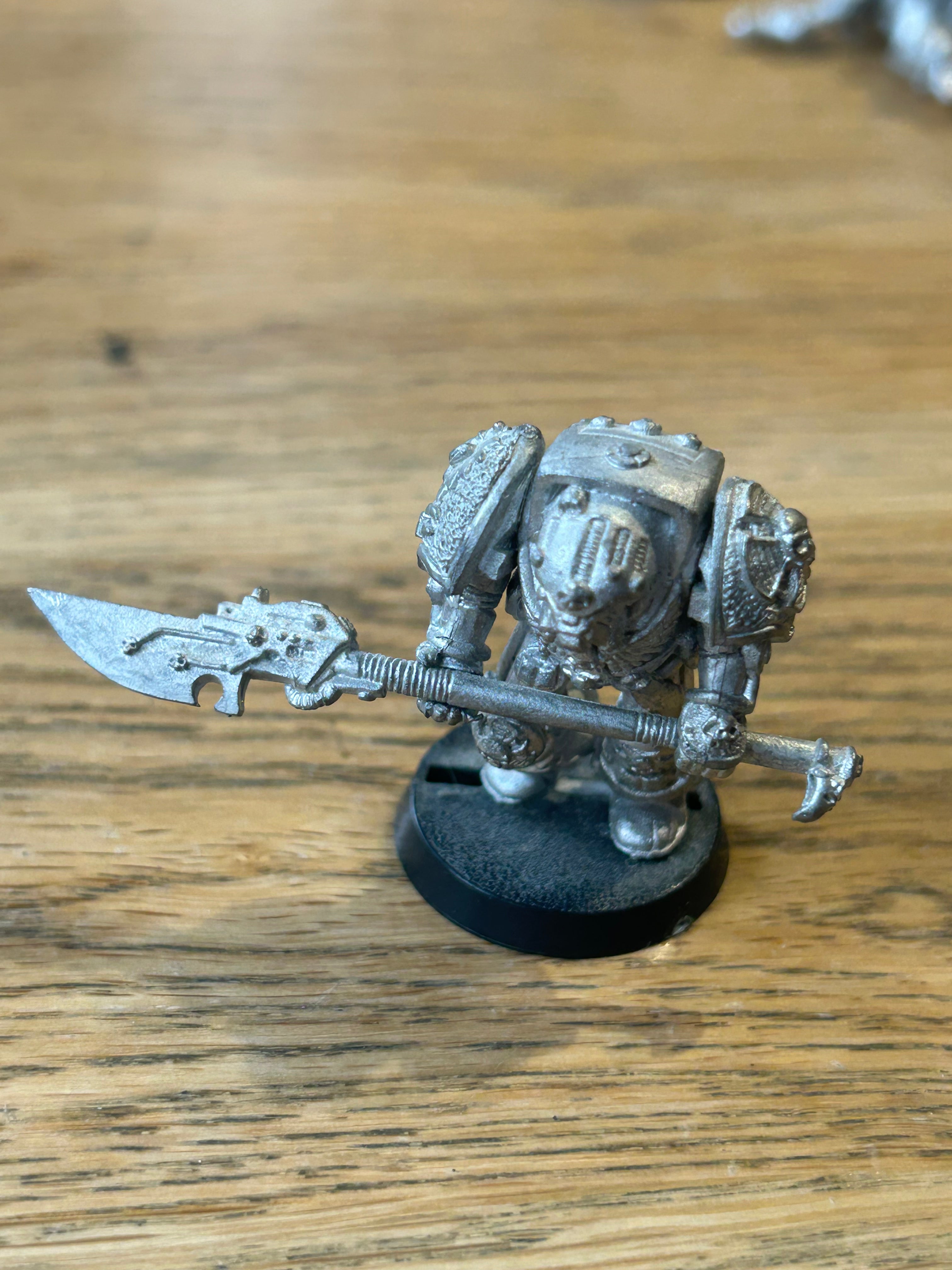 Warhammer 40k Rogue Trader Grey Knight Terminator with nemesis halberd ...