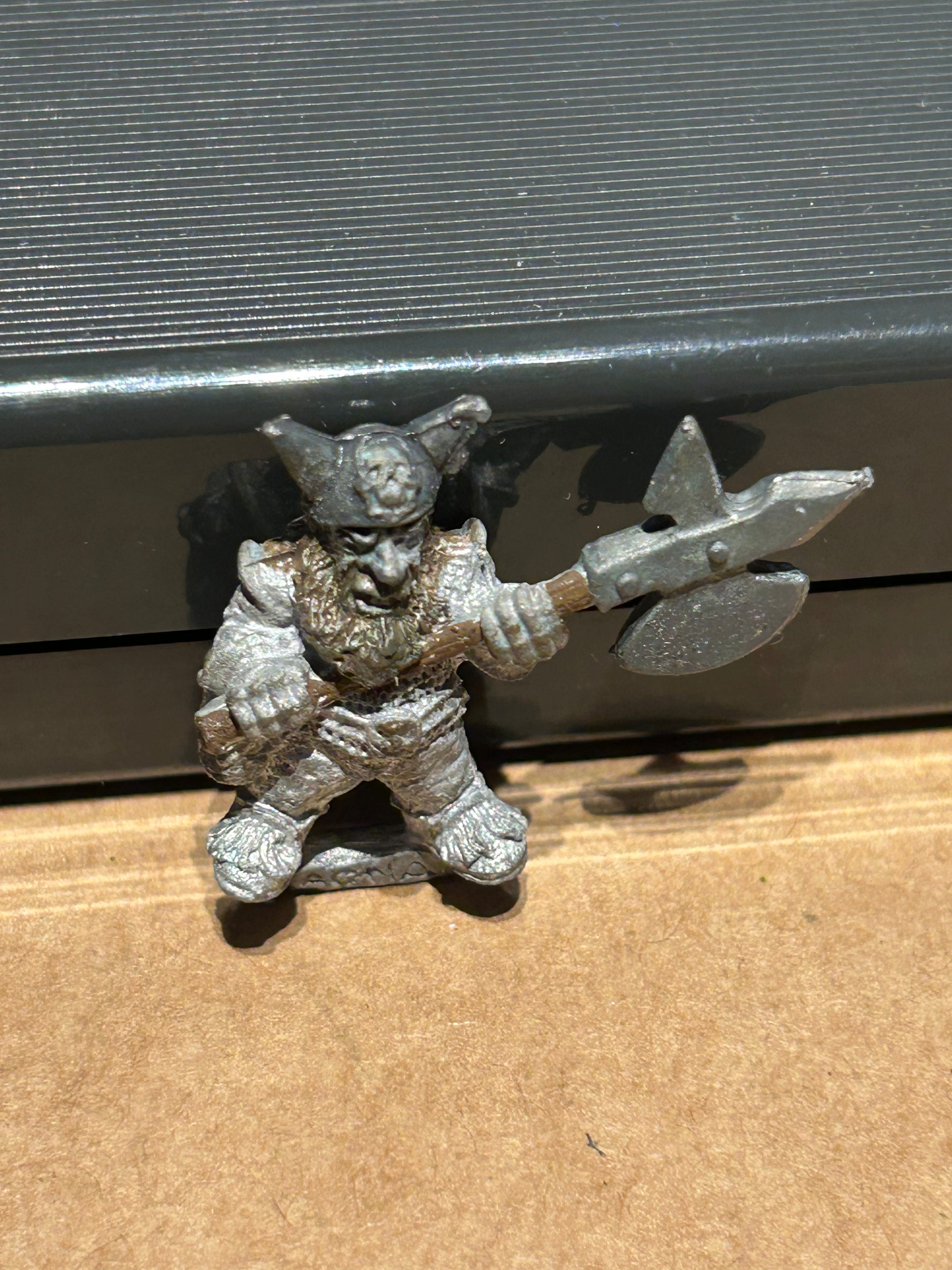 Citadel Iron Claw Norse/Gothic Dwarf with halberd Oldhammer OOP 1987 ...