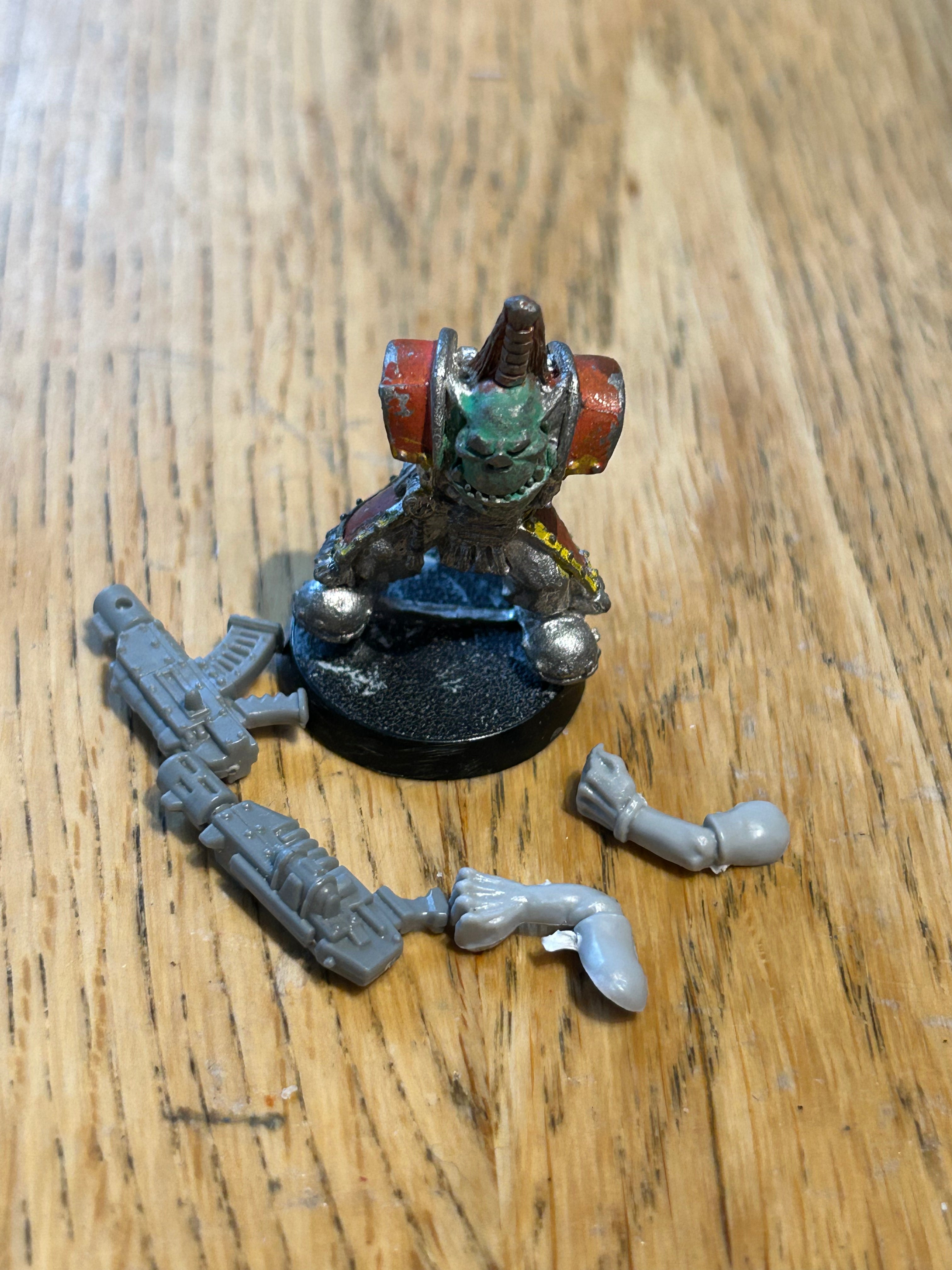 Ork Evil Sunz Boss Metal OOP 1989 Warhammer 40k Rogue Trader – The ...