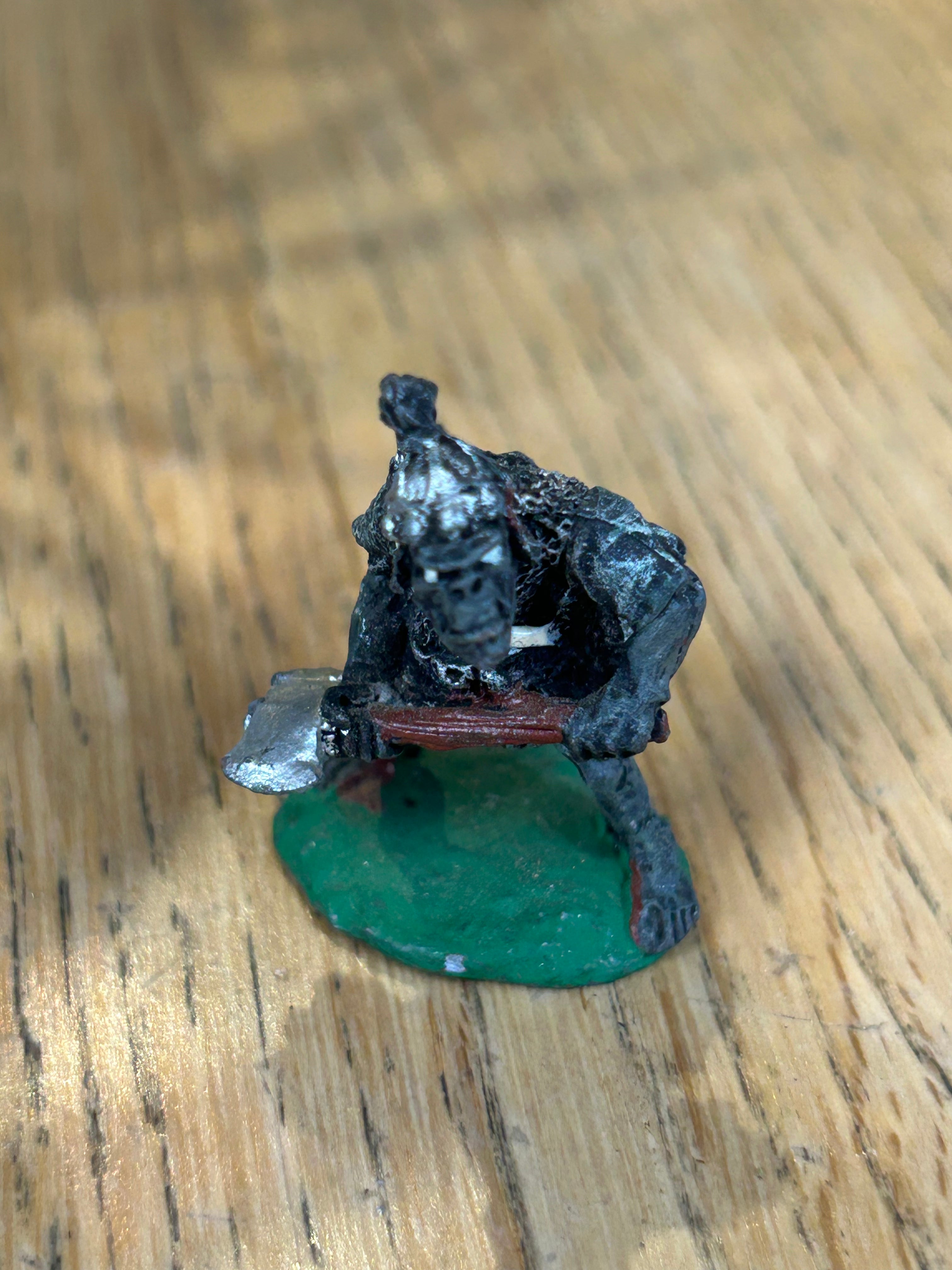 Citadel - Pre Slotta - Warhammer - C15 armoured Orc bodyguard - with l ...