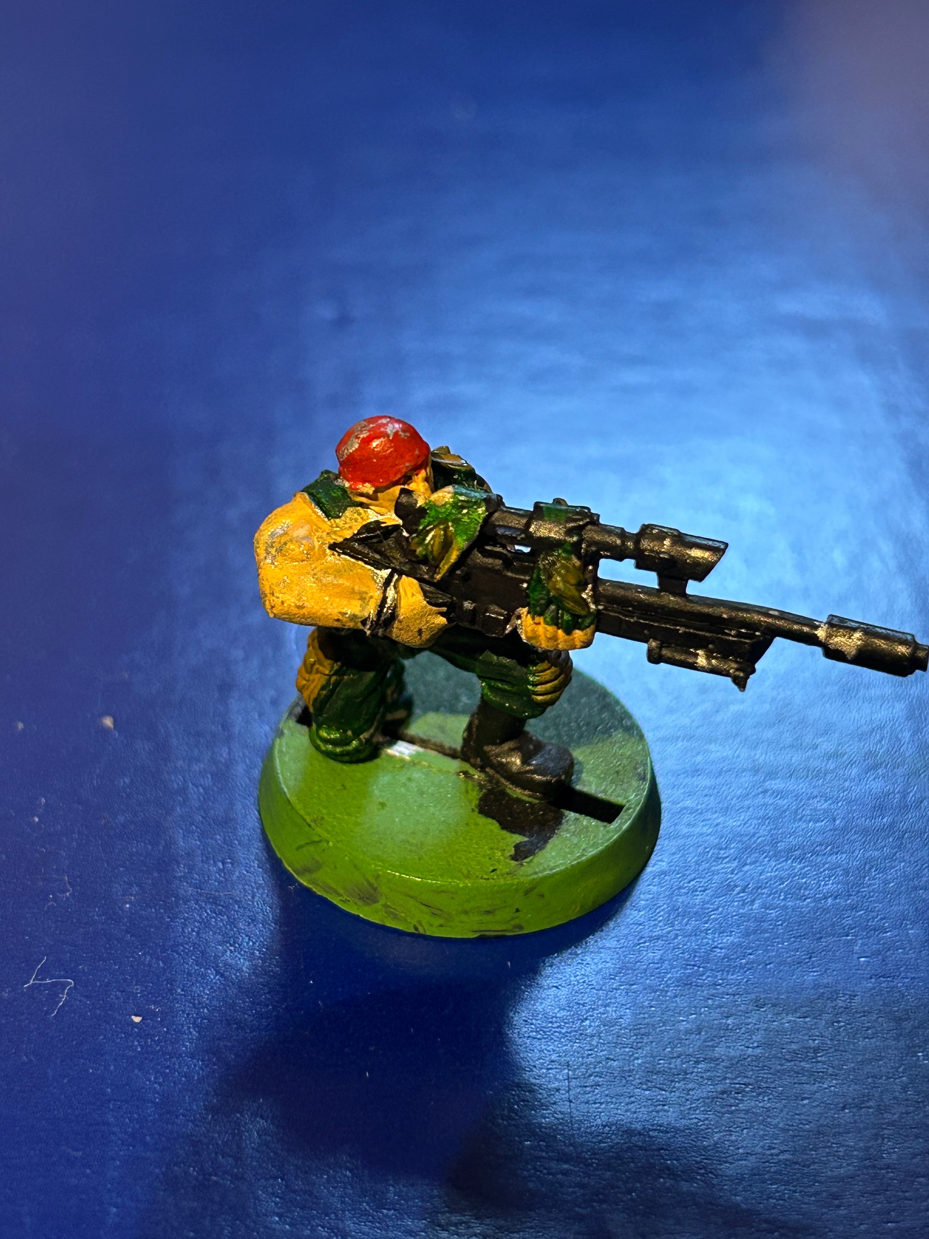 Citadel Warhammer 90s 40K Imperial Guard Catachan Sniper – The Demon’s ...