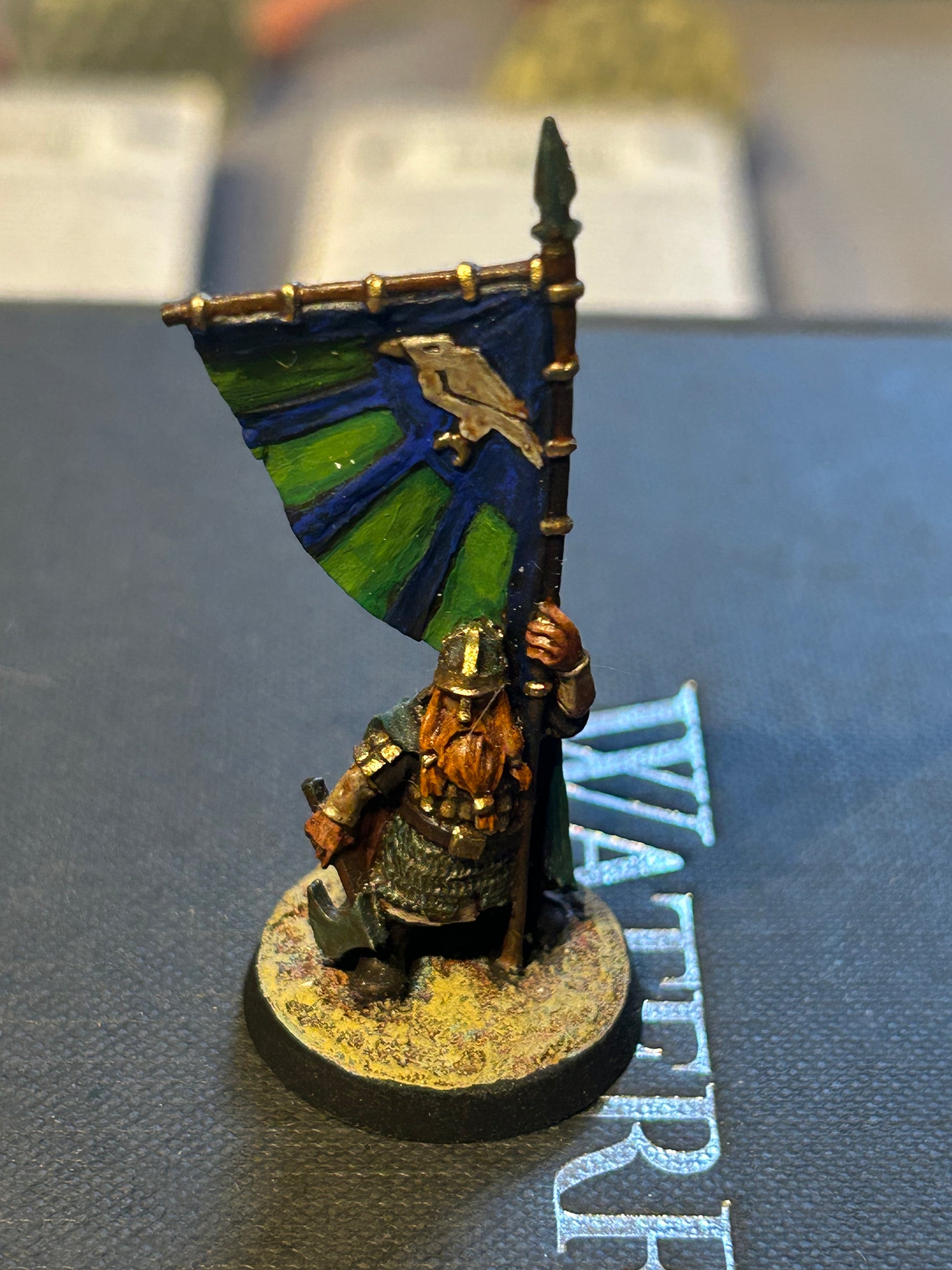GW Middle Earth SBG - Dwarf Banner /standard Khazad Dum - Metal - OOP ...