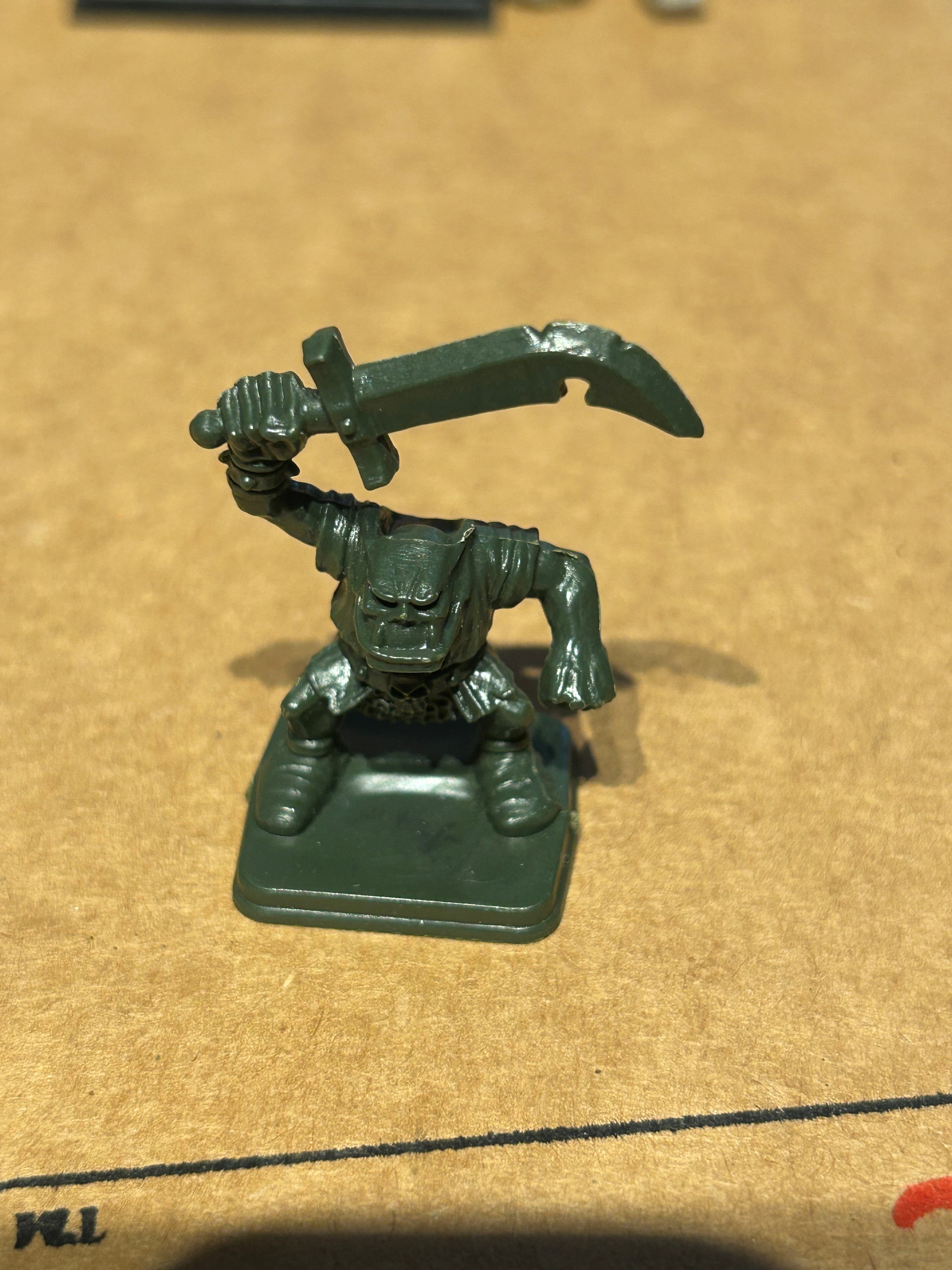 Warhammer fantasy heroquest orc with notched sword x1 (3 available ...